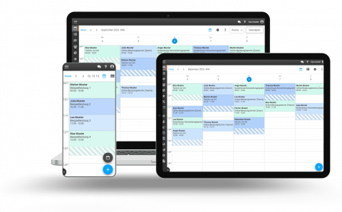 Innovativer Online-Terminkalender und Online-Terminplaner