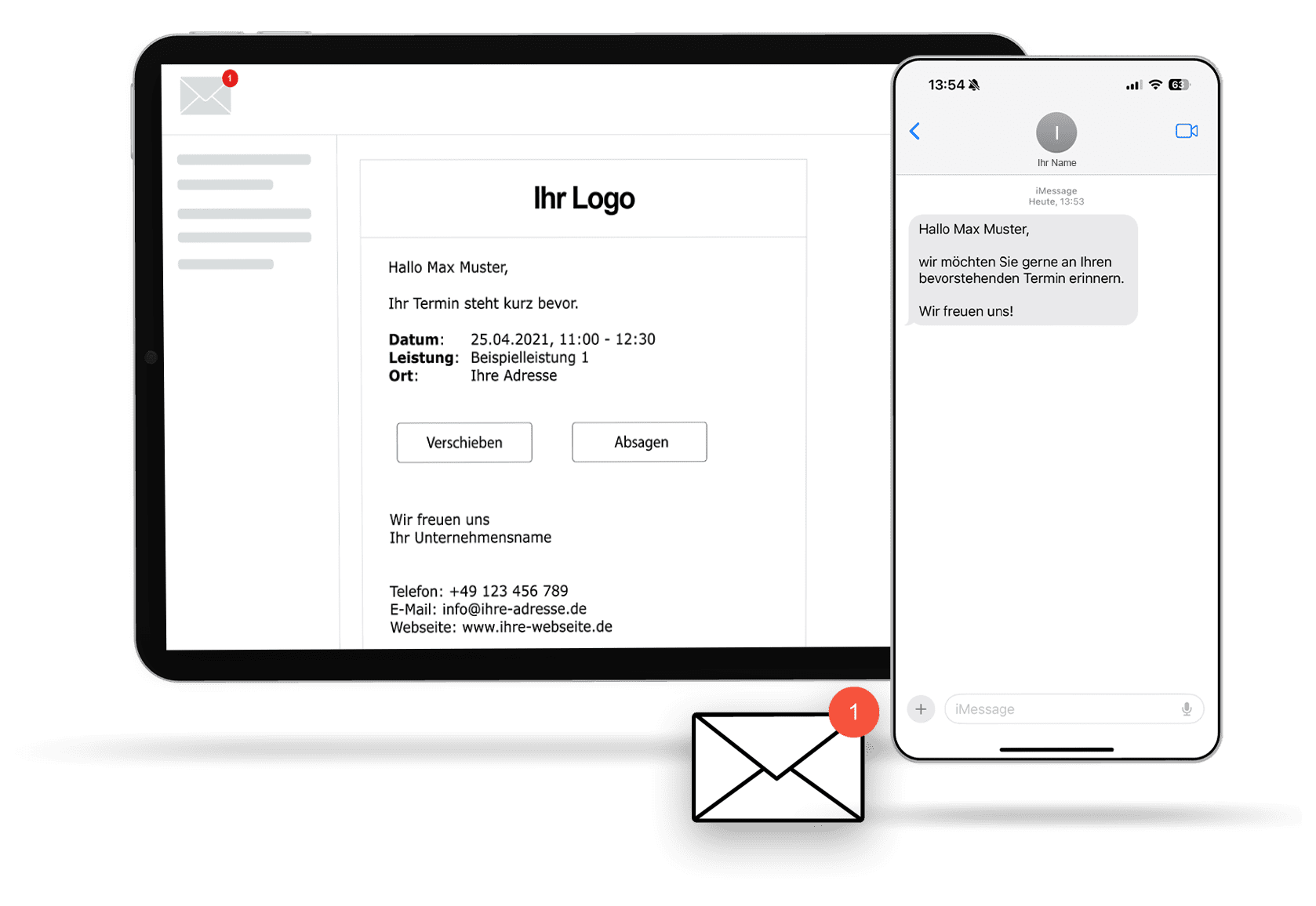 Automatische Terminerinnerungen versenden und No-Shows stoppen!